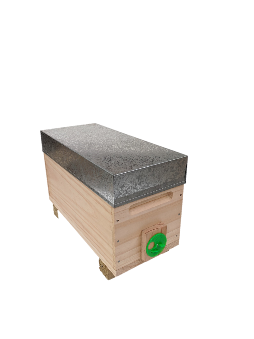 Nuc Box Package - Hive World - Galv Roof and Wooden Base
