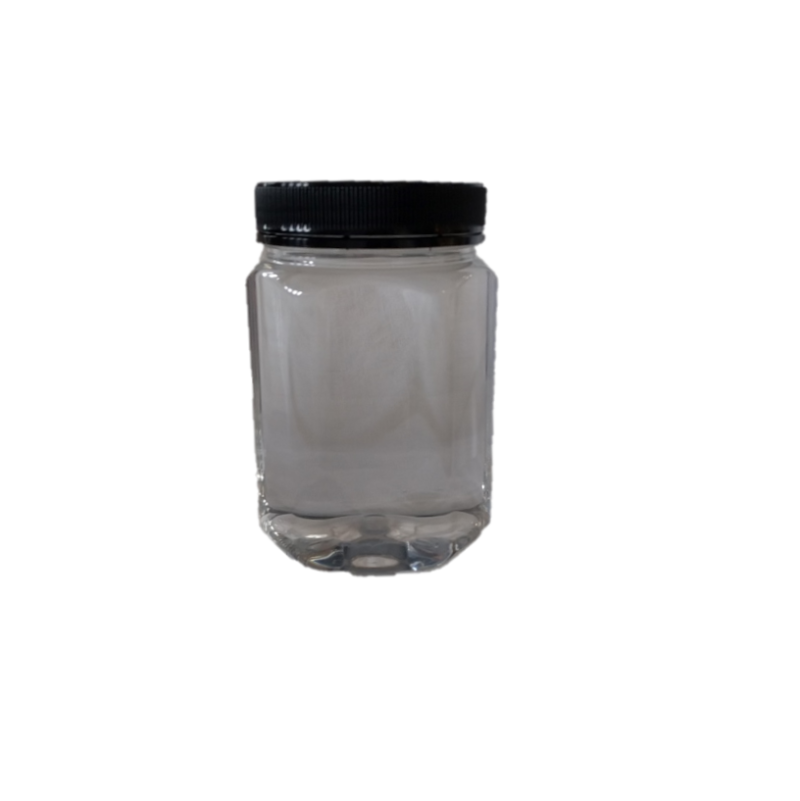 Hex PET Honey Jar x 4 - Hive World - 1 Litre (750g)